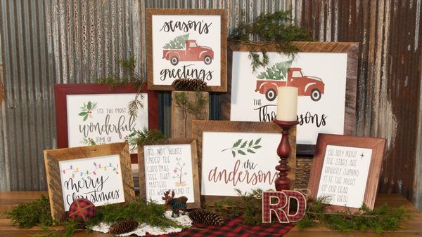 Picture Frame Gallery | Rustic Red Door
