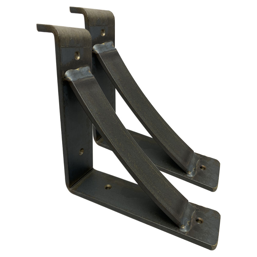 Lip Shelf Brackets | Rustic Red Door | Shelf Hardware