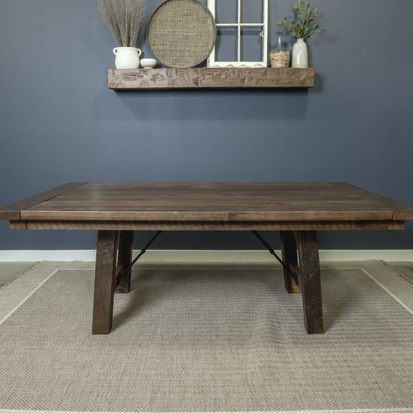 Reclaimed Wood Extendable Dining Table | Rustic Red Door