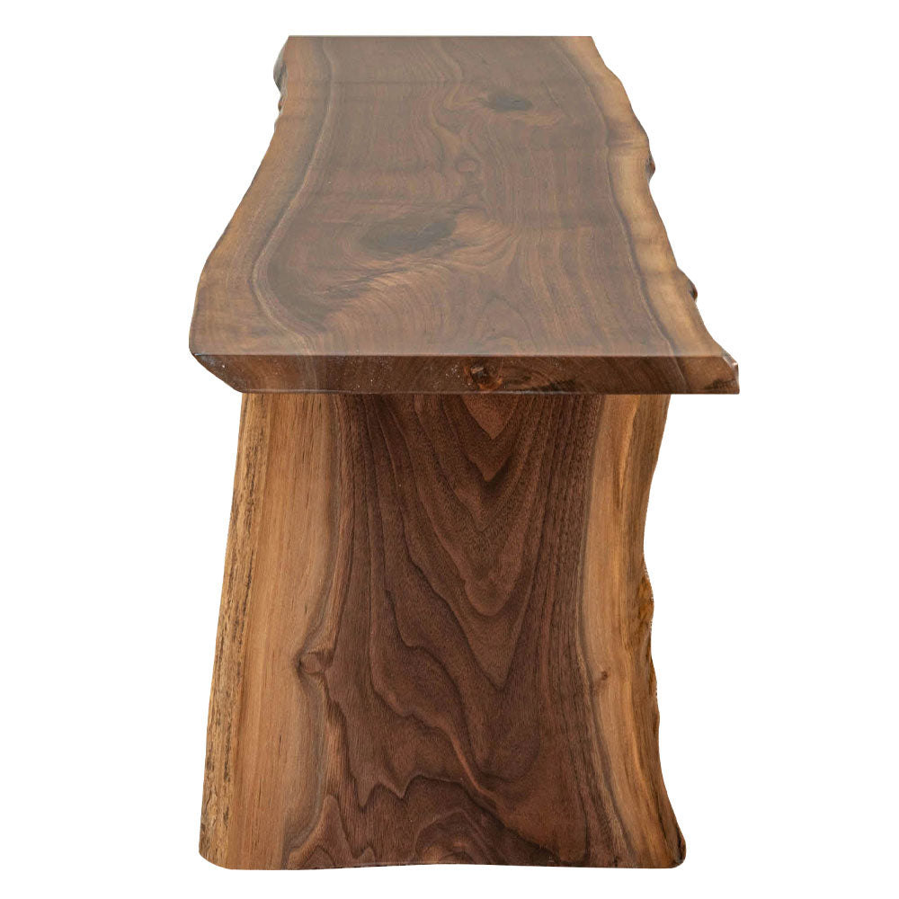Live Edge Walnut Bench | Rustic Red Door