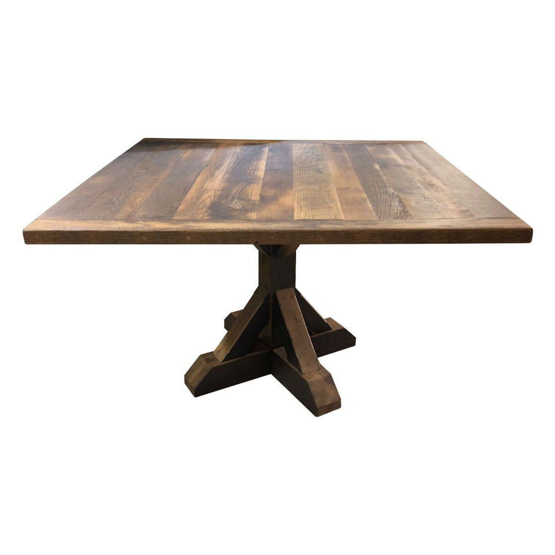 Barnwood Square Farmhouse Dining Table | Rustic Red Door