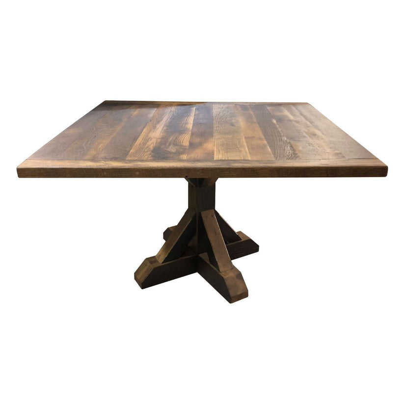 Barnwood Square Farmhouse Dining Table | Rustic Red Door